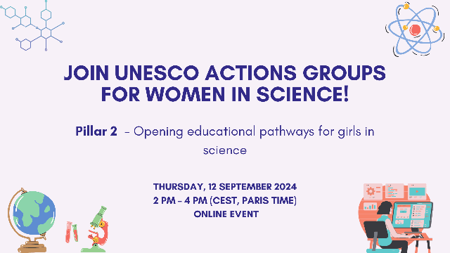 UNESCO Actions Groups for Women in Science - Open Educational Pathways ...